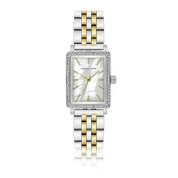 Quarzuhr ISABELLA FORD "FH1-B294S", gold, silber, Armbanduhren, Damen, Quarzuhr