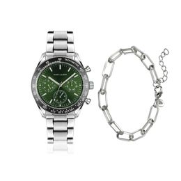 Quarzuhr MARC LAUDER "SMD6-1", silber, Armbanduhren, Herren, Quarzuhr