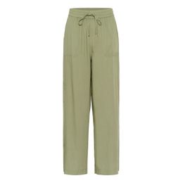 Marlene-Hose Kaffe "Hose KAmilia", Damen, Gr. 40, N-Gr, gr&uuml;n (oil gr&uuml;n), Obermaterial: 70% Viskose CV. 30% Leinen LI., Hosen