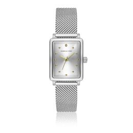 Quarzuhr ISABELLA FORD "FG7-B014S", silber, Armbanduhren, Damen, Quarzuhr