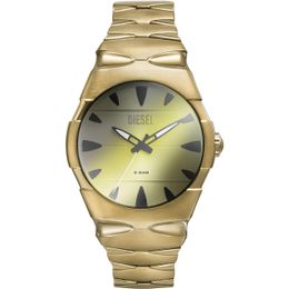 Quarzuhr Diesel "D-SRUPTOR", gold (goldfarben), Armbanduhren, Herren, Quarzuhr, Armbanduhr, Herrenuhr, Damenuhr, Edelstahlarmband