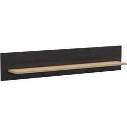 Wandboard FORTE "Bohol, Wandregal, einfache Montage", riviera eiche, cabazone eiche, B:160cm H:29,6cm T:21,9cm, Holzwerkstoff, Regale, Wandboard, B/H/T 160/29,6/21,9 erh&auml;ltlich in 2 Dekoren, Landhausstil