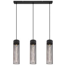 Globo LIGHTING H&auml;ngeleuchte "HANS", schwarz, 1 Stk., Leuchten, H&auml;ngelampe/Pendelleuchte/Esszimmer/Wohnzimmer/Esstisch, H&auml;ngeleuchte