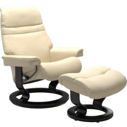 Relaxsessel stressless "Sunrise", beige (vanilla paloma), B:79cm H:103cm T:73cm, Leder BATICK: BATICK ist ein leicht korrigiertes, durchgef&auml;rbtes und genarbtes M&ouml;belleder, bei dem die meisten Unebenheiten und Spuren in der Regel entfernt wurden.;Leder PALOMA: PALOMA ist ein durchgef&auml;rbtes Semianilin-M&ouml;belleder mit nat&uuml;rlicher Narbung.;ROHLEDER Stoff Q2 FARON: Ein fester zuverl&auml;ssiger Boucl&eacute; mit ei