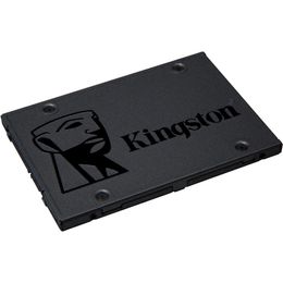 Kingston interne SSD "A400 240GB", schwarz, 240 GB, Schreibgeschwindigkeitmaximal 350 MB/s Lesegeschwindigkeitmaximal 500 MB/s, Festplatten