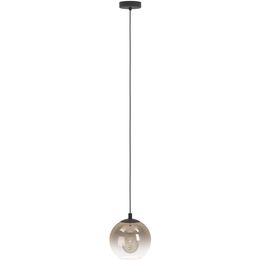 Eglo H&auml;ngeleuchte "ARISCANI 1 Pendellampe - Stahl - E27 - 1X60W - IP20", schwarz, 1, &Oslash; 20cm H: 110cm, 1 Stk., Leuchten, H&auml;ngelampe, Deckenlampe, Wohnzimmer, Esszimmer, H110 x &Oslash;20 cm, H&auml;ngeleuchte