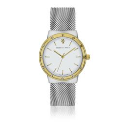 Quarzuhr ISABELLA FORD "FH3-B018S", silber, Armbanduhren, Damen, Quarzuhr