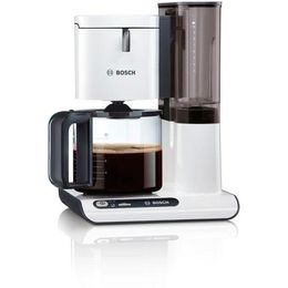 Bosch Filterkaffeemaschine "Styline TKA8013, Aroma Sensor, Aromaschutz-Glaskanne 1,25 L", grau (wei&szlig;, anthrazit), 1,25 l, 15, Kaffeemaschinen, f&uuml;r 10-15 Tassen, Abschaltautomatik, Entkalkungssystem, schwarz