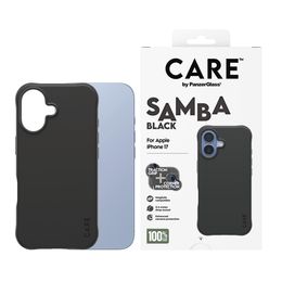 CARE BY PANZERGLASS Handyh&uuml;lle "Samba MagSafe Case f&uuml;r Apple iPhone 17", schwarz, Apple iPhone 17, H&uuml;llen, Backcover, Schutzh&uuml;lle, Handyschutzh&uuml;lle, Case, Schutzcase, sto&szlig;fest