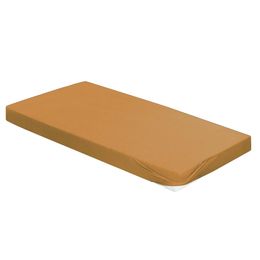Spannbettlaken Irisette "Kuschel Jersey Spannbettlaken Vesuv", gold (goldfarben), L:200cm, Jersey, Obermaterial: 100% Baumwolle, Bettlaken, Spannbettlaken, mit Rundumgummizug