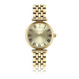 Quarzuhr ISABELLA FORD "FH7-B094G", gold, Armbanduhren, Damen, Quarzuhr