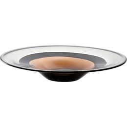 Dekoschale Leonardo "GK/Schale 40 CORSO SABBIA", bunt (mehrfarbig), B:40cm H:10cm T:40cm, Glas, Dekoschalen
