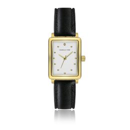 Quarzuhr ISABELLA FORD "FG5-S014G", schwarz, Armbanduhren, Damen, Quarzuhr