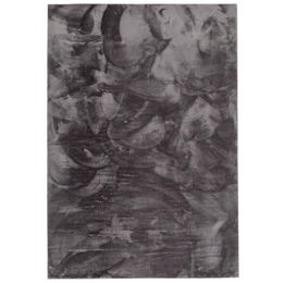 Pergamon Fellteppich, Anthrazit, Textil, 80x150 cm, Teppiche & B&ouml;den, Teppiche, Fellteppiche