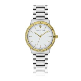 Quarzuhr ISABELLA FORD "FH3-B058S", silber, Armbanduhren, Damen, Quarzuhr