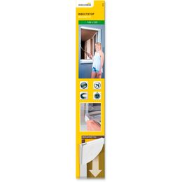 Insektenschutz-Fensterrahmen Schellenberg "ohne bohren, Magnetrahmen mit Fiberglasgewebe", wei&szlig; (rahmen: wei&szlig; gewebe: anthrazit), B:100cm H:120cm, Insektenschutzgitter, f&uuml;r Fenster, 100 x 120 cm und 120 x 120 cm, wei&szlig;