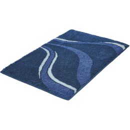 Badematte Kleine Wolke "&raquo;Vento&laquo;, Badvorleger, Badezimmer Teppich", mare, H:20mm, Polyacryl, Badematten, Badematte, Badteppich, modernes Welledesign, besonders weich