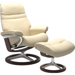 Relaxsessel stressless "Sunrise", beige (vanilla paloma), B:83cm H:105cm T:74cm, Leder BATICK: BATICK ist ein leicht korrigiertes, durchgef&auml;rbtes und genarbtes M&ouml;belleder, bei dem die meisten Unebenheiten und Spuren in der Regel entfernt wurden.;Leder PALOMA: PALOMA ist ein durchgef&auml;rbtes Semianilin-M&ouml;belleder mit nat&uuml;rlicher Narbung.;ROHLEDER Stoff Q2 FARON: Ein fester zuverl&auml;ssiger Boucl&eacute; mit ei