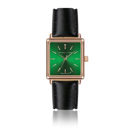 Quarzuhr ISABELLA FORD "FD6-S018R", schwarz, Armbanduhren, Damen, Quarzuhr