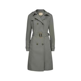 Outdoorjacke soyaconcept "Soya Concept Jacket SC-LORA", Damen, Gr. L, grau (7390 misty), Obermaterial: 65% Baumwolle, 35% Polyester, Jacken Outdoorjacke