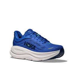 Laufschuh Hoka One One "BONDI 9", Herren, Gr. 44,5, cobalt blau, ultramarine, Synthetik, Textil, Schuhe Laufschuh, atmungsaktives Mesh-Obermaterial, leicht profiliertes Laufsohlenprofil