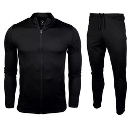 Nike - Komplett Schwarzes Trainingsanzug-set Mit Rei&szlig;verschluss