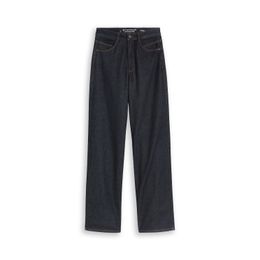 Tom Tailor Damen TTMADINA WIDE Jeans, blau, Uni, Gr. 28/32