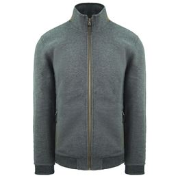 Hackett London Classic Fit Herren Harrington-Jacke in Grau
