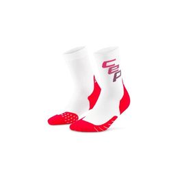 CEP Run Edt. Steps Mid Cut Socks Bekleidung Herren white/pink