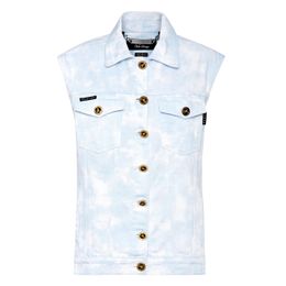 Philipp Plein Denim Vest Oversize