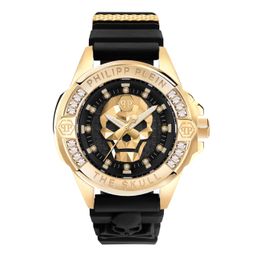 Philipp Plein The $kull Genderless Schwarz Unisex Armbanduhr PWNAA0122