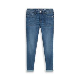 Tom Tailor Damen TTMAYA TAPERED Jeans, blau, Uni, Gr. 28/32