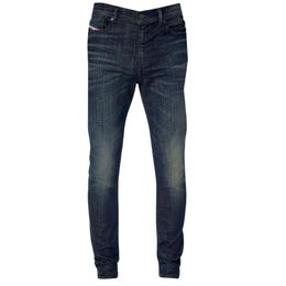 Diesel 1983 Dunkelblaue Denim-R�hrenjeans
