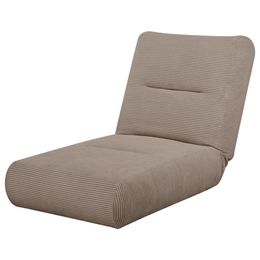 Livetastic Schlafsessel Luna, Braun, Textil, 81x88x160 cm, Bsci, Liegefunktion, Wohnzimmer, Sessel, Schlafsessel