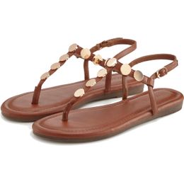 Vivance Damen Sandale camelfarben Gr&ouml;&szlig;e 38
