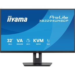 iiyama ProLite XB3294UHSCP-B1 | 32" 4K VA Monitor mit USB-C Dock, KVM & PiP/PbP