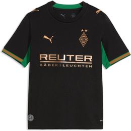 Puma Borussia M&ouml;nchengladbach 26-27 Ausw&auml;rts Teamtrikot Kinder - Gr&ouml;&szlig;e 152 - schwarz