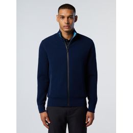 North Sails Pullover Technischer Strick mit durchgehendem Rei&szlig;verschluss