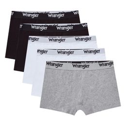 Wrangler &ndash; 5er-Pack &ndash; Boxershorts &ndash; Mehrfarbig