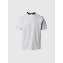 North Sails T-Shirt Interlock-Gewebe mit Etikett