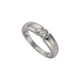ZEEme Silber Ring Silber 925 mit Zirkonia wei&szlig;