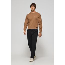 Chinohose Vanya schwarz mit Polo Club Stickerei