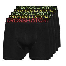 CrossHatch - "Chasma" Boxershorts f&uuml;r Herren (5er-Pack) (Schwarz)