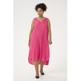 Kaffe Kleid A-shape Raspberry pink