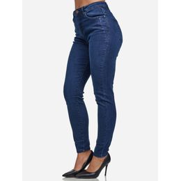 Tazzio Damen Skinny Fit High Waist Jeans