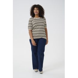 Kaffe Strickpullover Regular fit black offwhite