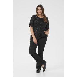 Kaffe Kurzarm-Bluse KClaila Kurzarm-Bluse Regular fit black