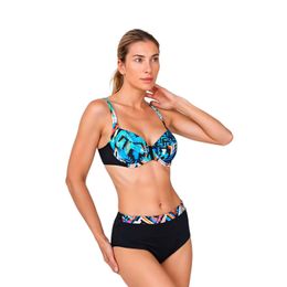 Teleno Damen-Bikini mit B&uuml;gel und hoher Taille TEGB1425C