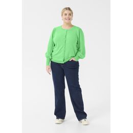 Kaffe Strickjacke Regular fit green