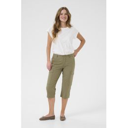 Culture Caprihose Regular fit Dusky Green Wash green